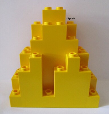 Lego 6083 Belville Rock Panel 3x8x7 Triangular Yellow Rocher 5846 MOC ...