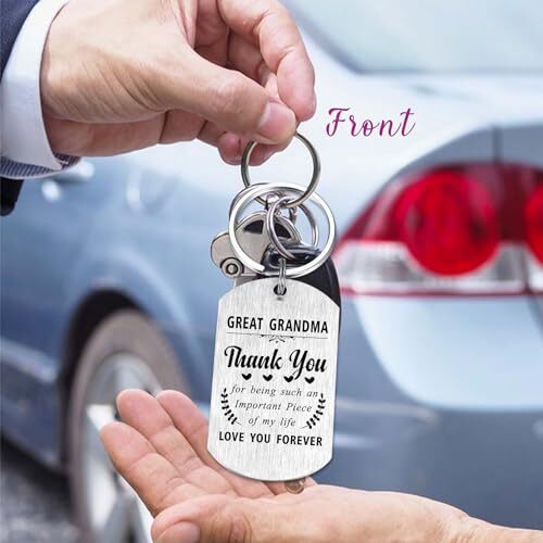 Great Grandma Gifts, Best Great Grandma Birthday Keychain, I Love My ...