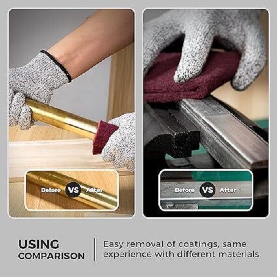 6" x 9" Maroon General Purpose FINE Scuff Pads 25 Pack Automotive ...