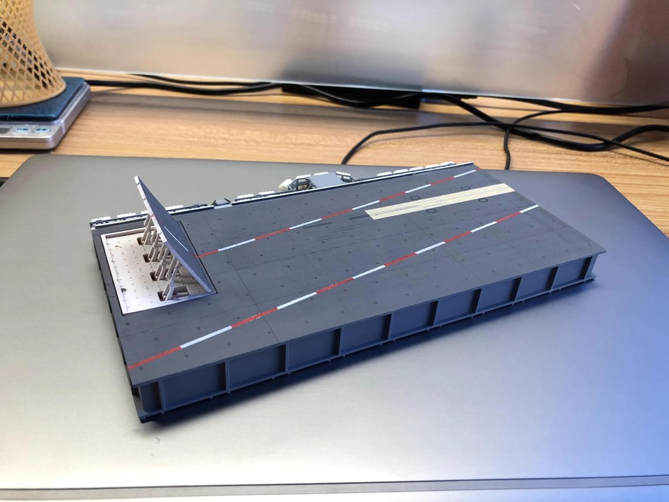 1/144 US Nimitz Class Aircraft Carrier Deck Resin Model 3D printed | eBay