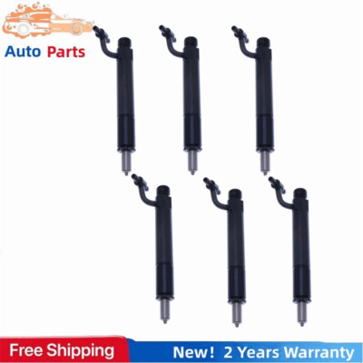 6X Fuel Injectors 675967C91 for Case-IH Tractor 966 1066 1086 1466 1486 ...