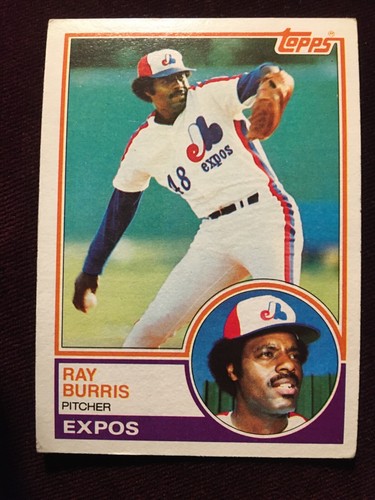 1983 Topps #474 Expos Ray Burris Baseball Card | eBay