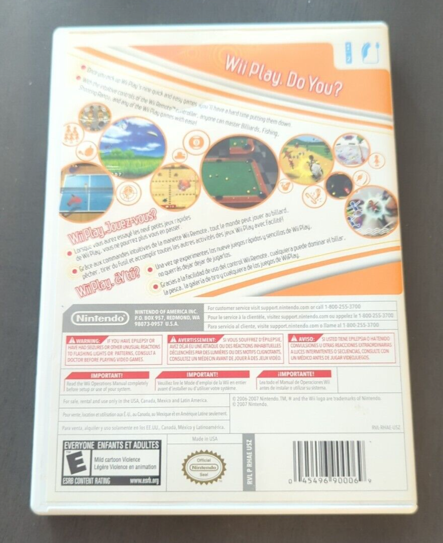 Wii Play CIB NINTENDO WII (Wii, 2007) COMPLETE | eBay