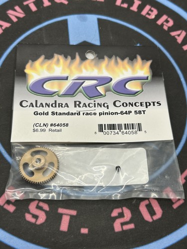 Calandra Racing. Gold Standard Race Pinion. 64P 58T. 64058 | eBay