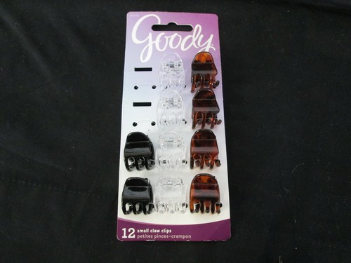 Goody 10 Small Claw Clips, 3 Colors, NEW IN PACKAGE | eBay