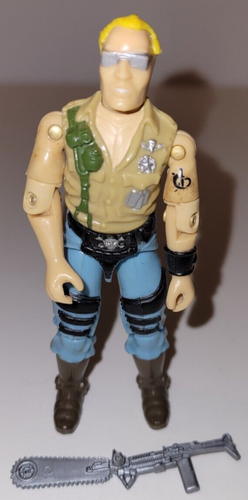 1985 BUZZER V1 Vintage GI JOE High Grade ACTION FIGURE+ CHAINSAW ...