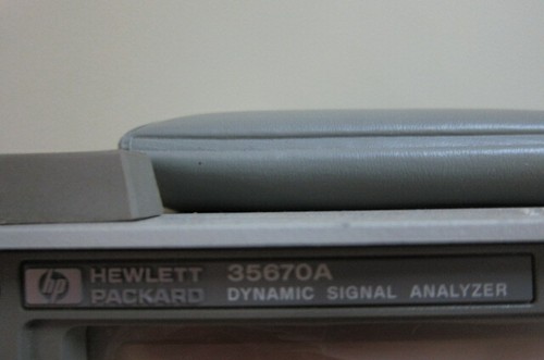 HP/Agilent 35670A Dynamic Signal Analyzer, DC-102.4 kHz with option 1D2 ...