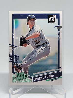 2023 Donruss Baseball Rated Prospect Base #75 Jackson Jobe - Detroit ...