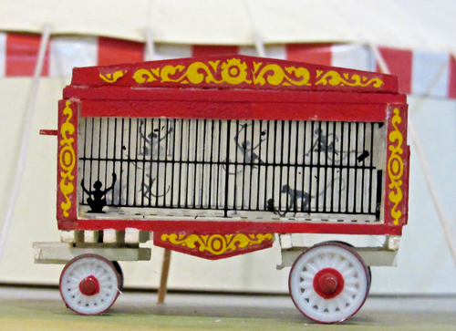 Simmons ho scale CIRCUS MONKEY CAGE WAGON for Model Train Layouts ...