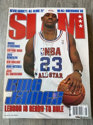Vintage SLAM Magazine August 2003 LeBron James NBA All-Star King James ...