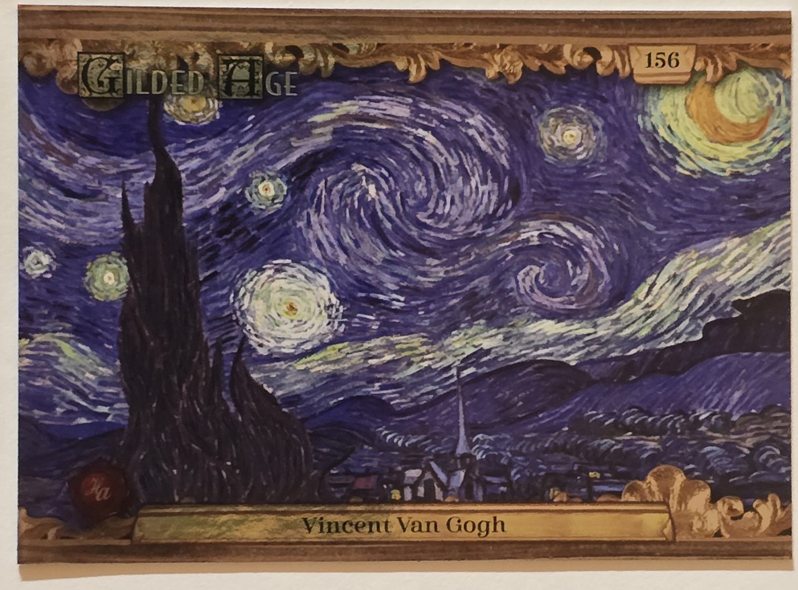 Vincent Van Gogh 2022 Historic Autographs Gilded Age RADIANT #156 Card ...