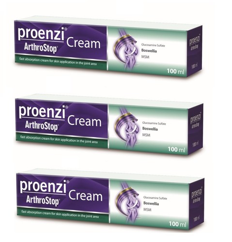 Proenzi ArthroStop Cream Pack 3 x 100 ml - Total 300 ml | eBay