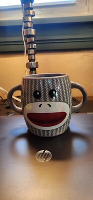 Galerie Novelty Valerie Sock Monkey Cup With Two Handles | eBay