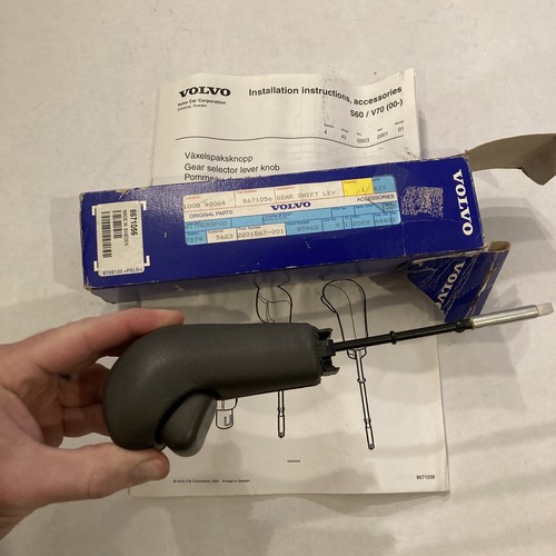 Volvo Gear Shift Knob Leather Automatic Selector 8671056 S60 S80 V70 ...