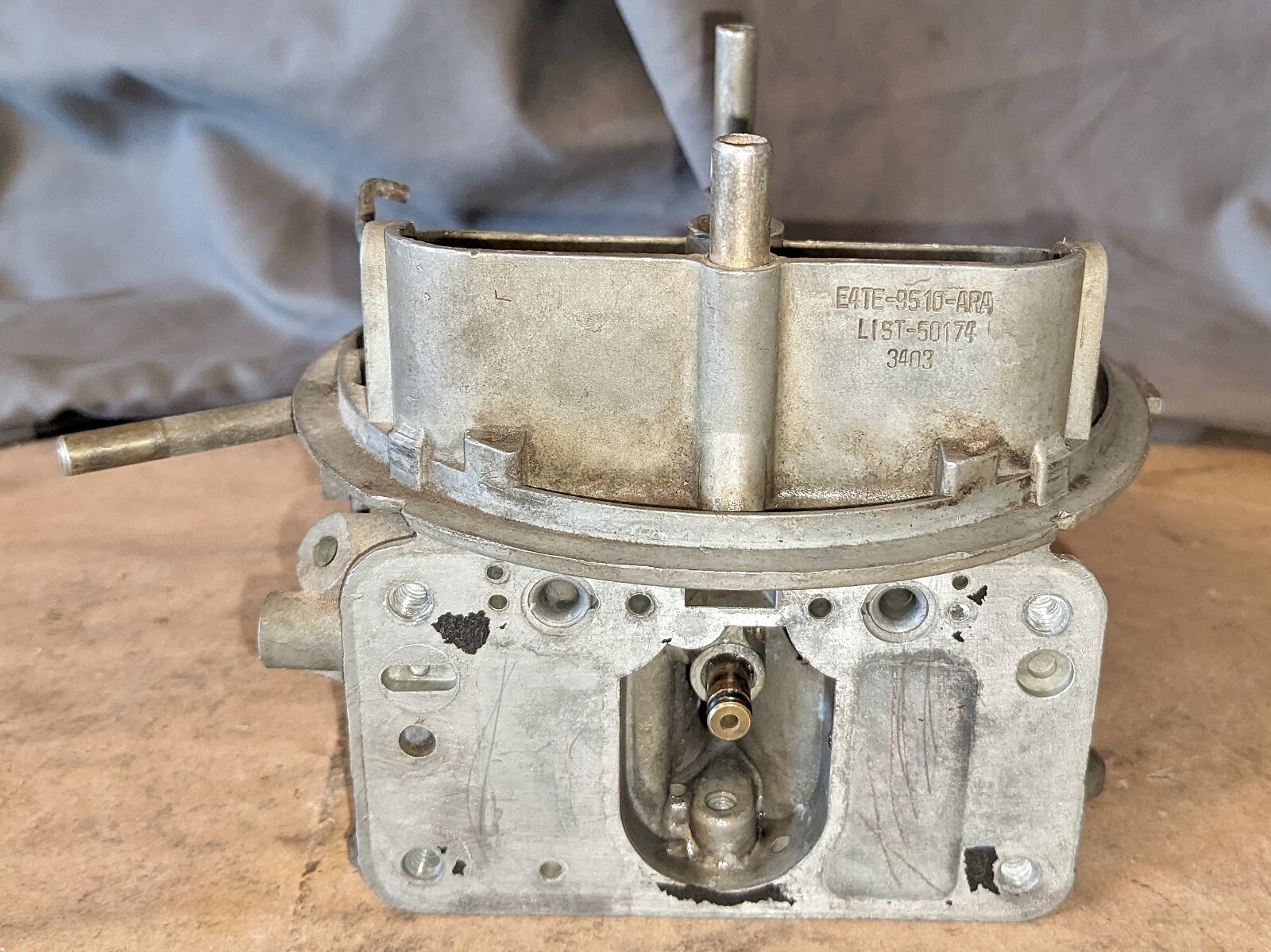 HOLLEY LIST 50174 CARBURETOR MAIN BODY ONLY FORD E4TE-9510-ARA ...