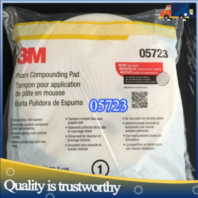 For 3M 05723 5723 Foam Compounding Pad 8" Inch Single Sided (2 Pads ...