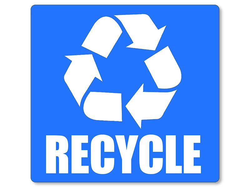 Blue Recycle Logo