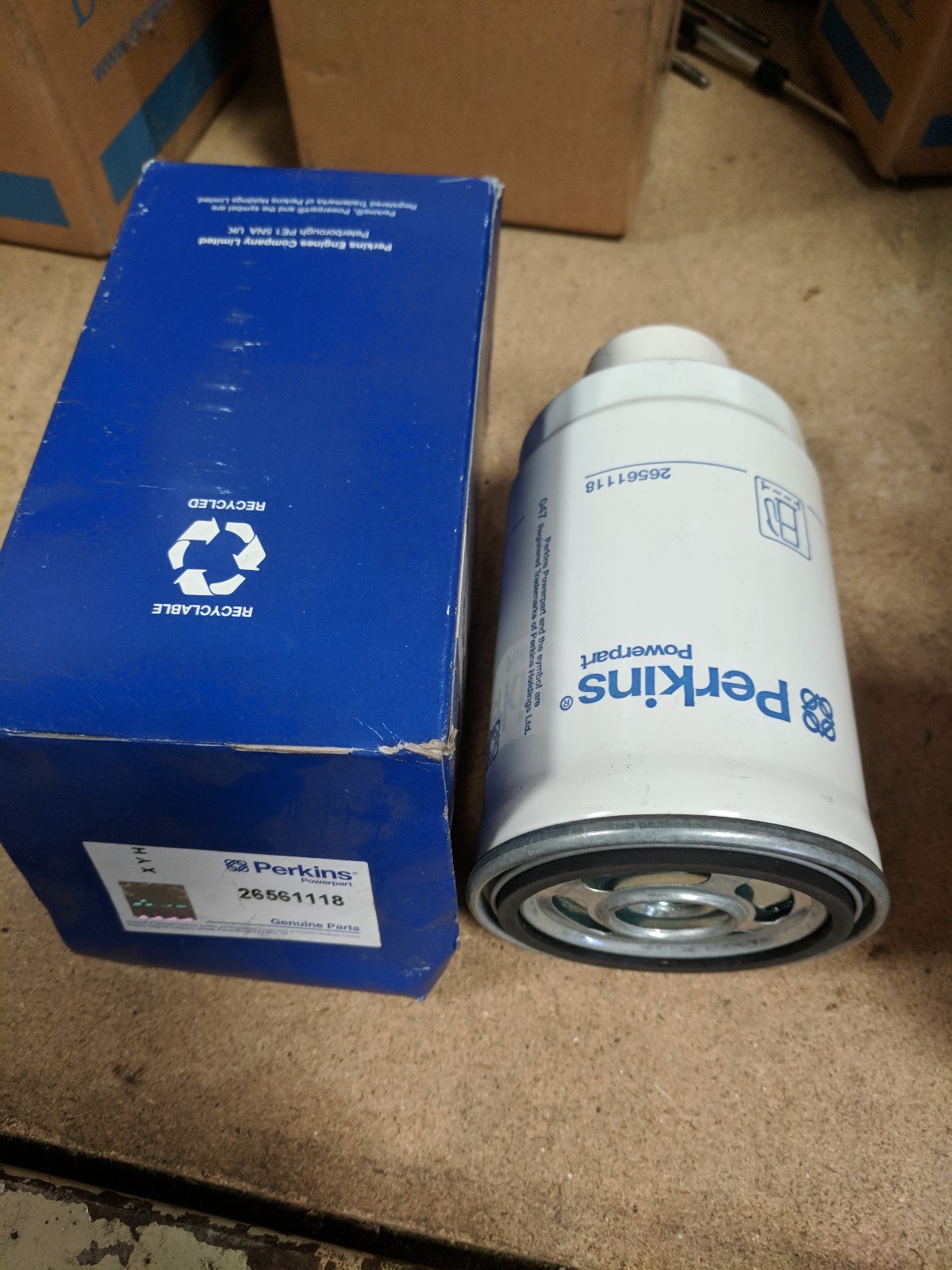 PERKINS FUEL FILTER P/N 26561118 | eBay
