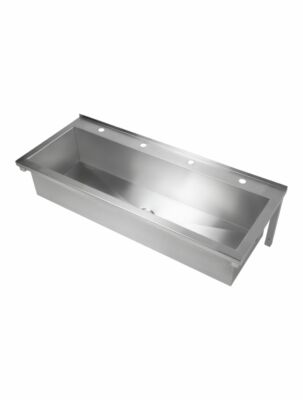 1200mm Pattern Trough With Tap Holes and Outlets and 100mm Hob | eBay