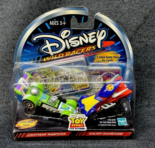Disney Wild Racers 2002 Lightyear Warpster & Galaxy Aggressor Toy Story ...