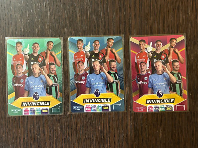 Panini Adrenalyn Premier League 2025 24/25 Invincible Emerald Sapphire ...