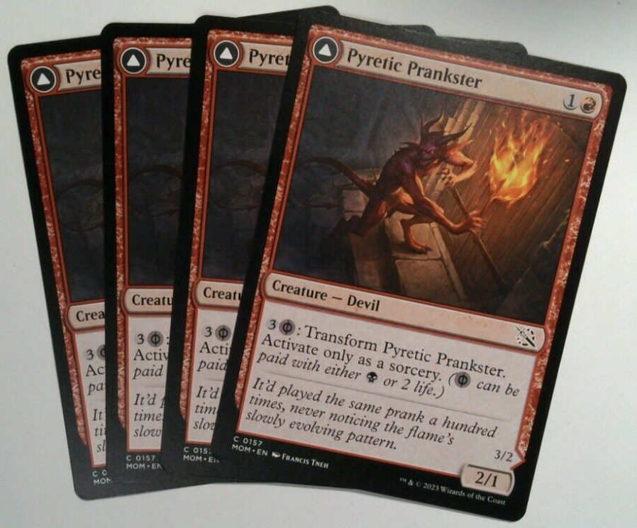 Mtg - Pyretic Prankster x4 | eBay