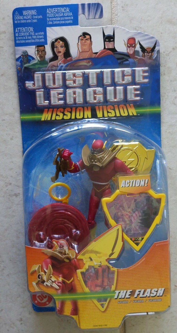 NEW JUSTICE LEAGUE UNLIMITED MISSION VISION THE FLASH WALLY WEST DC ...