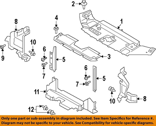 Genuine Ford Air Deflector Kb3z-8310-a for sale online | eBay