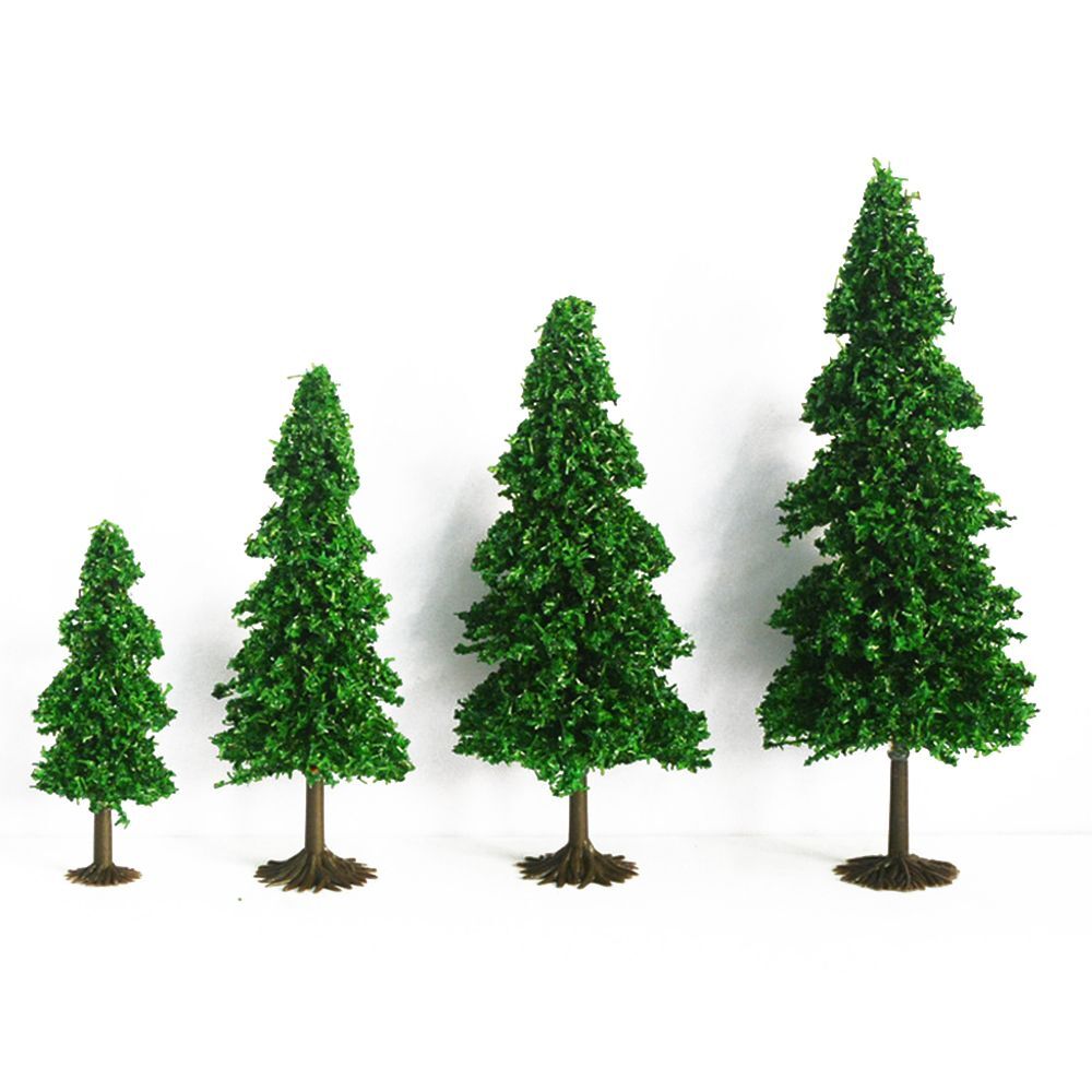 Landscape DIY Miniature Train Railroad Layout HO Scale Pine Trees Cedar ...