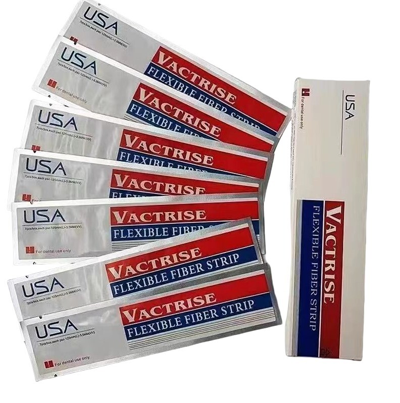7pcs Dental Glass Fiber Strip 3.5 Light Cure Bonding Vactrise Splint ...