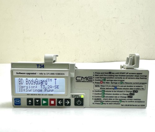 LATEST BODYGUARD SOFTWARE T34 SYRINGE PUMP DRIVER C M E MCKINLEY DOM ...