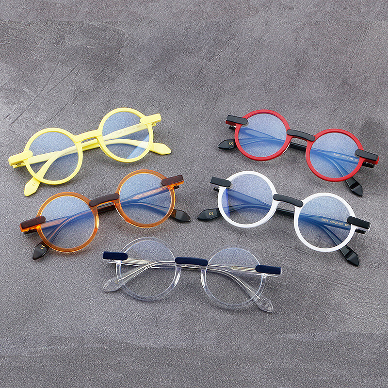 Deluxe Design 45mm Oversize Round Acetate Eyeglass Frames Brand Fashion ...