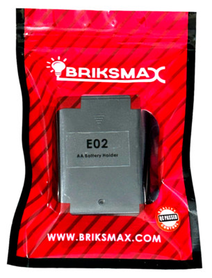 Battery Holder for AA Batteries - Component E02 for Briksmax Lego ...