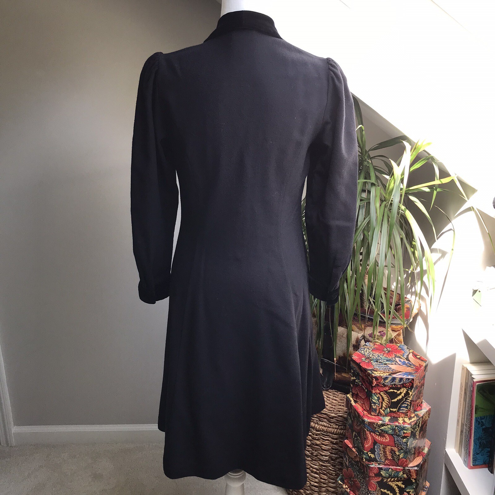 Vintage Laura Ashley Wool Long Riding Coat Great Brit… - Gem