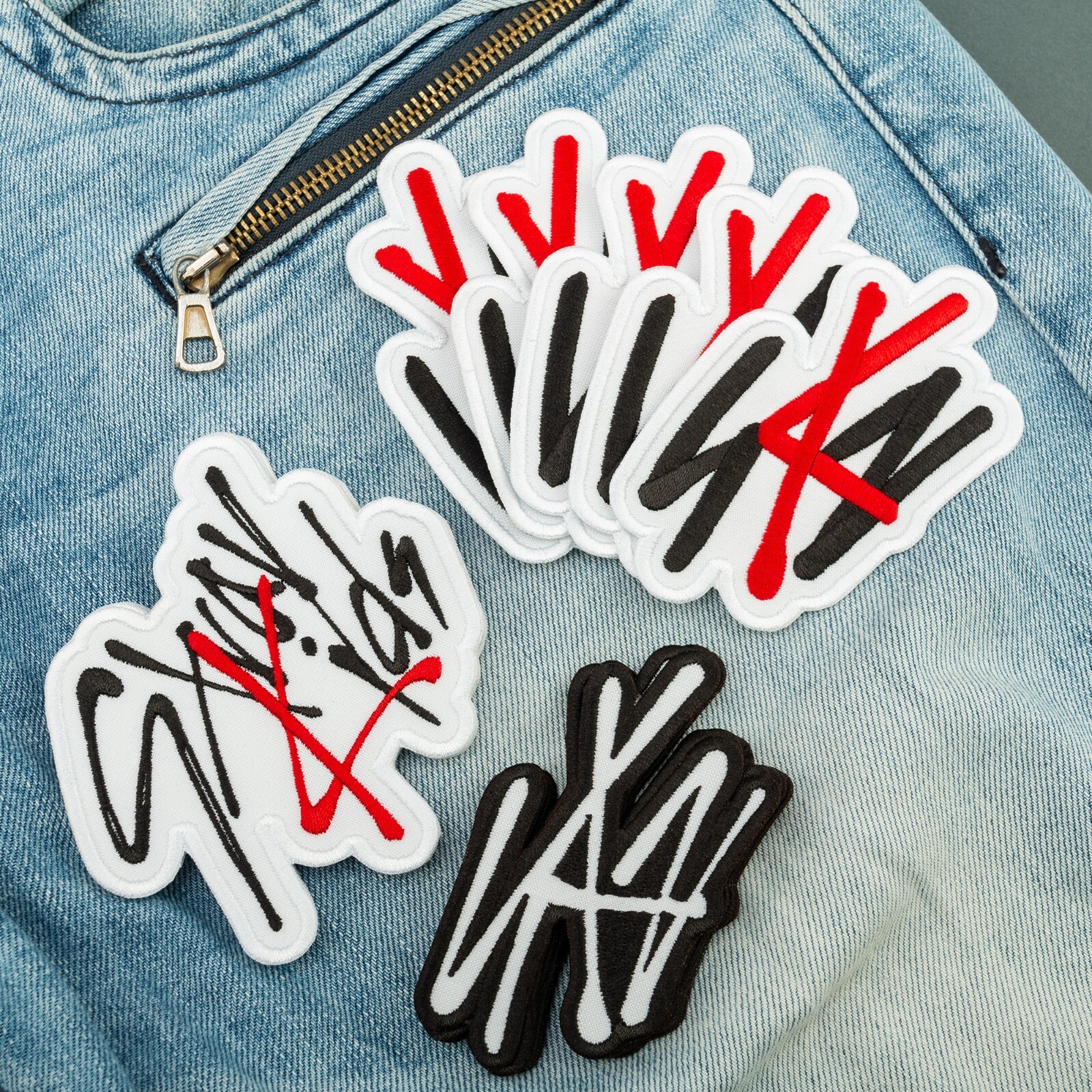 Stray Kids Patch, K-Pop Korean Music, SKZ Emblem, Embroidered Iron On ...