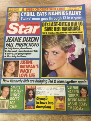 Star Tabloid Magazine Princess Diana 1988 Lot 165 | eBay
