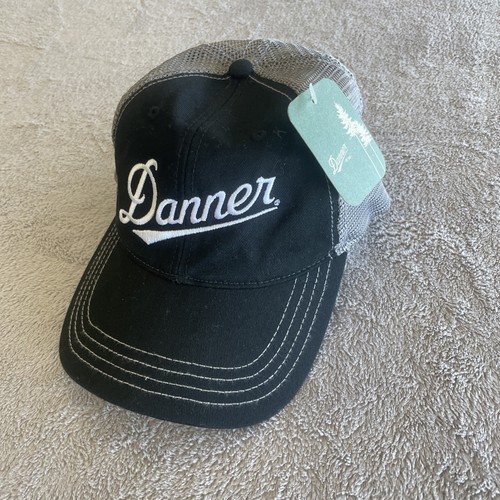 Danner Hat Cap Snap Back Mesh Trucker Richardson Black Gray Embroidered ...