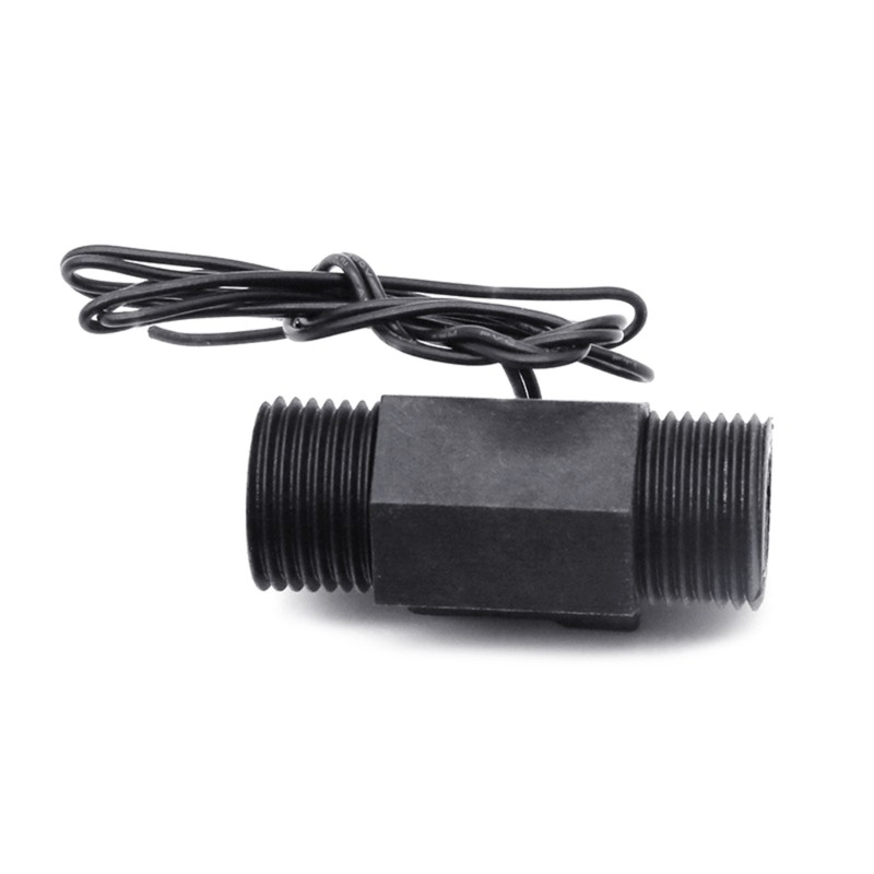 DN15 External Threaded Plastic Flow Sensor fitting Durable Fluidmeter ...