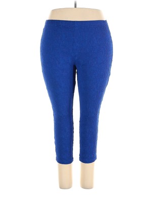 Connected Apparel Women Blue Casual Pants 18 Plus | eBay