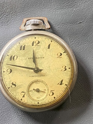 New Haven Compensated pocket watch | eBay