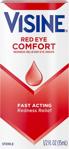 Visine Red Eye Comfort Redness Relief Eye Drops to Help Relieve Red ...