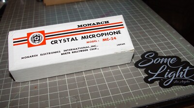 MONARCH MC-24 Microphone🎤1960's Chrome HiZ Crystal👓Harmonica, Blues ...