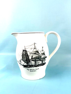 PITCHER Ship Windsor Castle & Ship Recovery of Salem COPELAND SPODE 6 1 ...