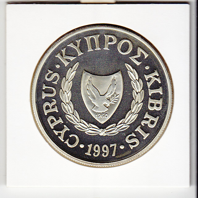Cyprus 1 Pound 1997, Silver KM#72a Proof | eBay