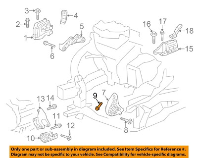 GM OEM 17-24 Acadia Engine Trans Mounting-Ft Trans Mount Mount Bolt ...