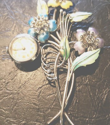 Stunning Vintage art deco watch pin /brooch ~Marked sterling | eBay