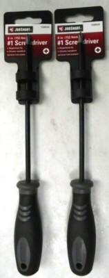 Jobsmart 1038049 #1 Phillips x 6" Magnetic Tip Screwdriver 2pcs. | eBay