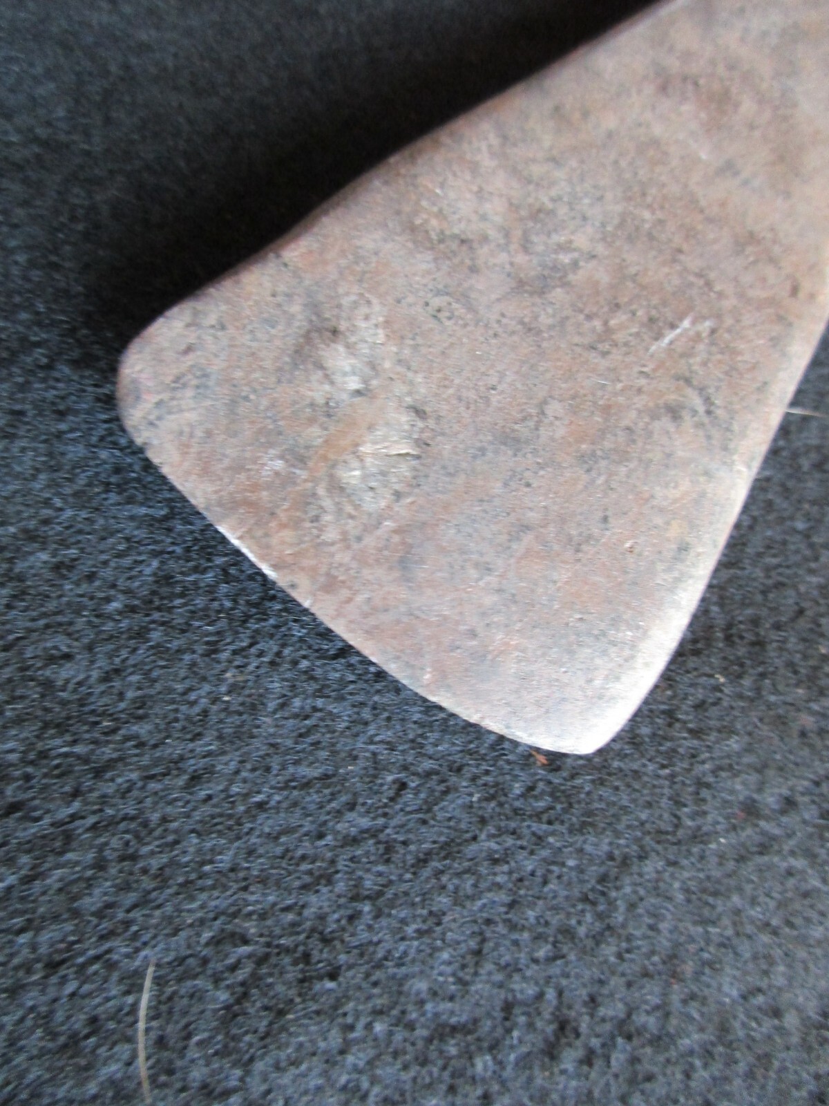 NATIVE AMERICAN STONE CELT, AMERICAN INDIAN STONE CELT, PORT-0323*07348 ...