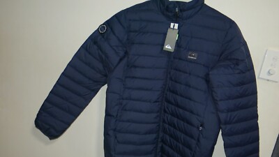 QUICKSILVER Men's Scaly Puffer Jacket Size Medium BNWT | eBay