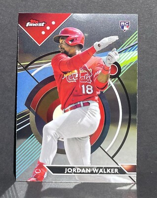 2023 Topps Finest Jordan Walker Rookie Card St. Louis Cardinals | eBay